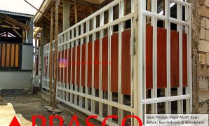 Pagar Woodplank - Jual Kanopi Tralis