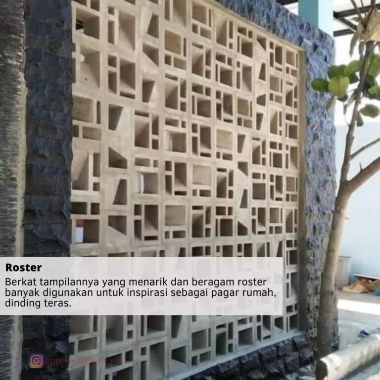 Tips Inspirasi Roster Pada Rumah Minimalis - Jual Kanopi Tralis